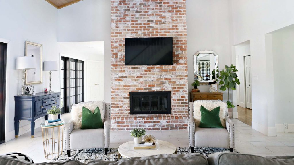 Red Brick Fireplace Ideas | Beautiful Fireplace Designs